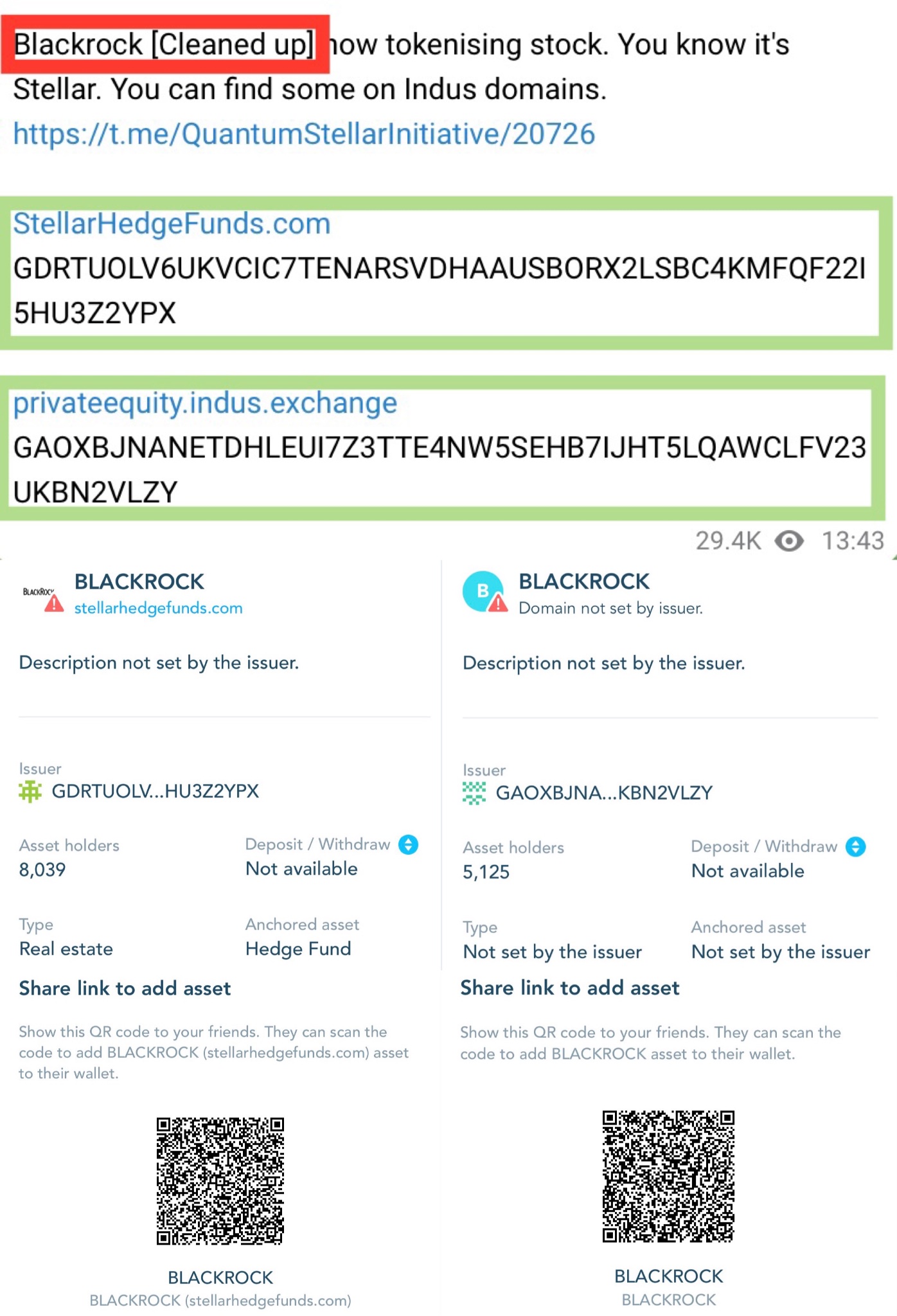 Stellar Stacker on Twitter: "BLACKROCK looking to tokenize Assets? 😉 Everything comes to STELLAR ...