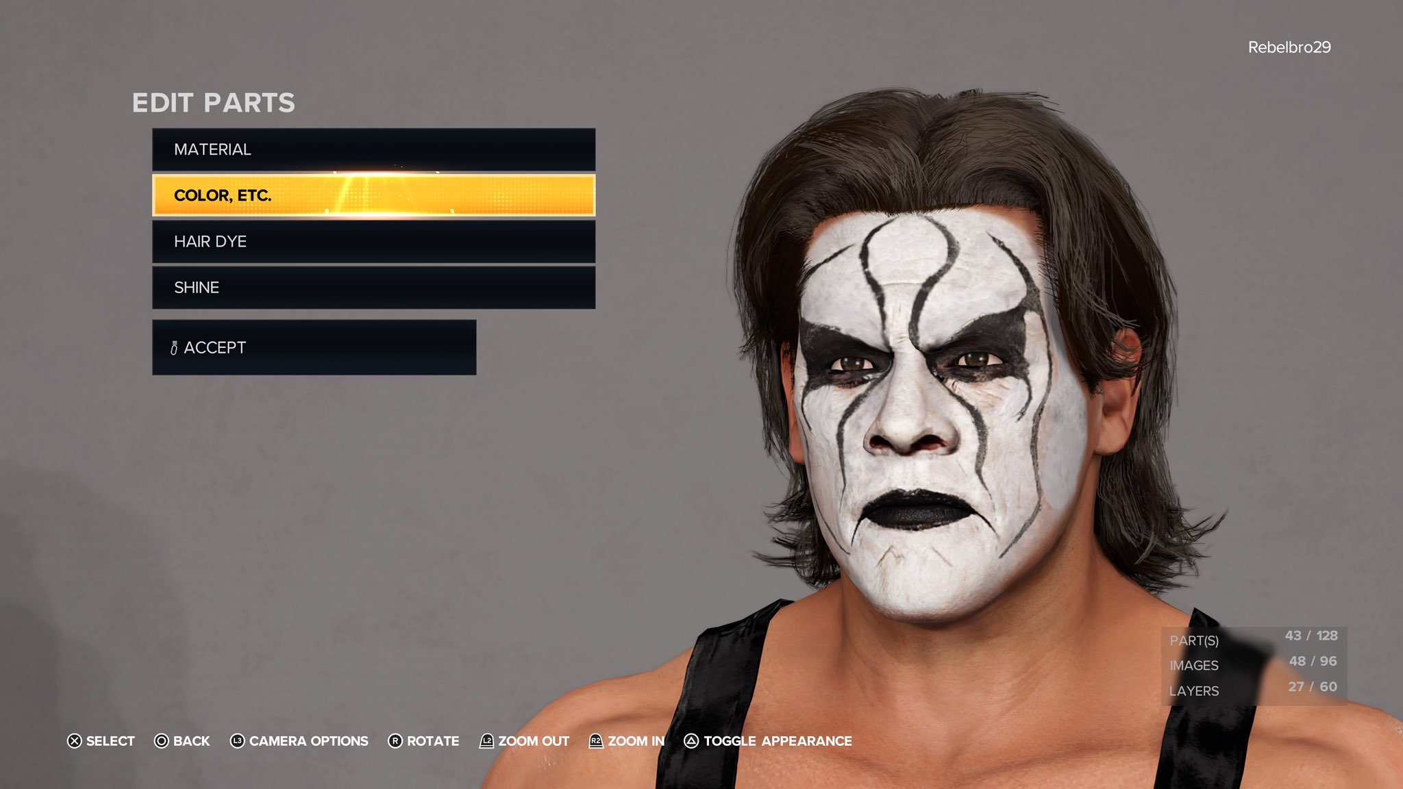Sting Crow Face Paint