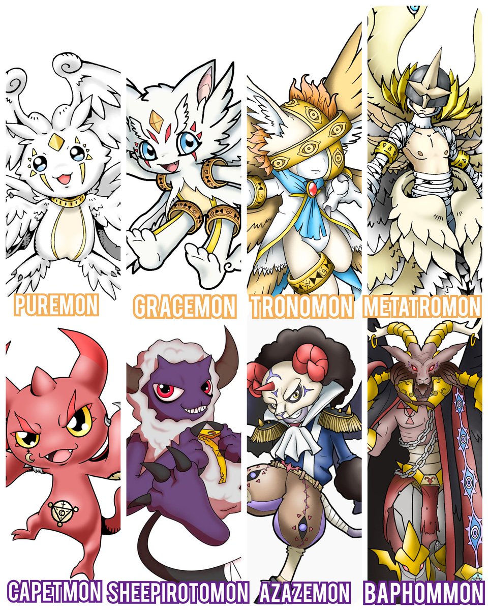 Gev'S on Twitter: "I like the concept of when an Angel Digimon falls from grace it becomes a ...