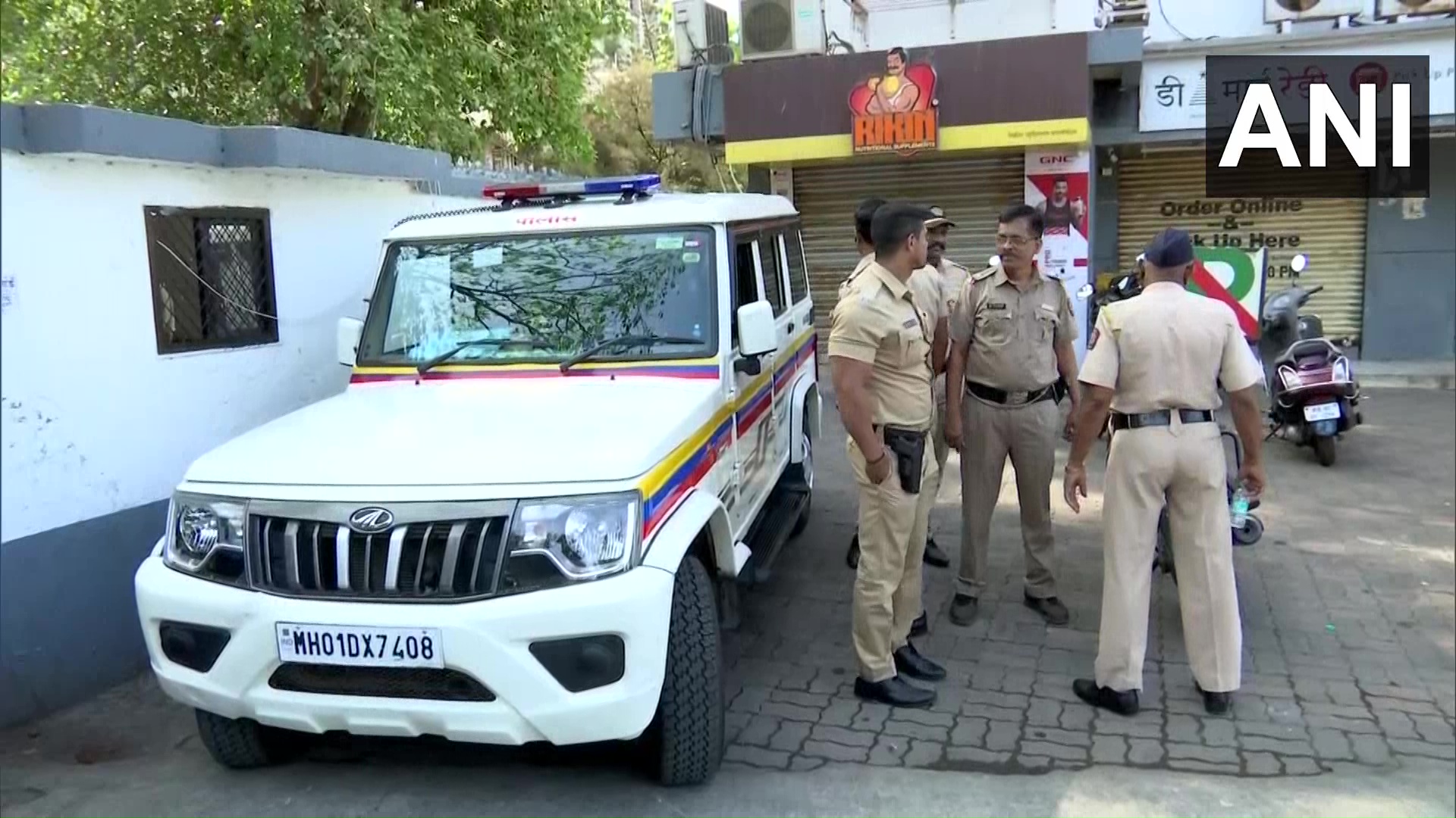 Ani On Twitter Security Tightened Outside Actor Salman Khans