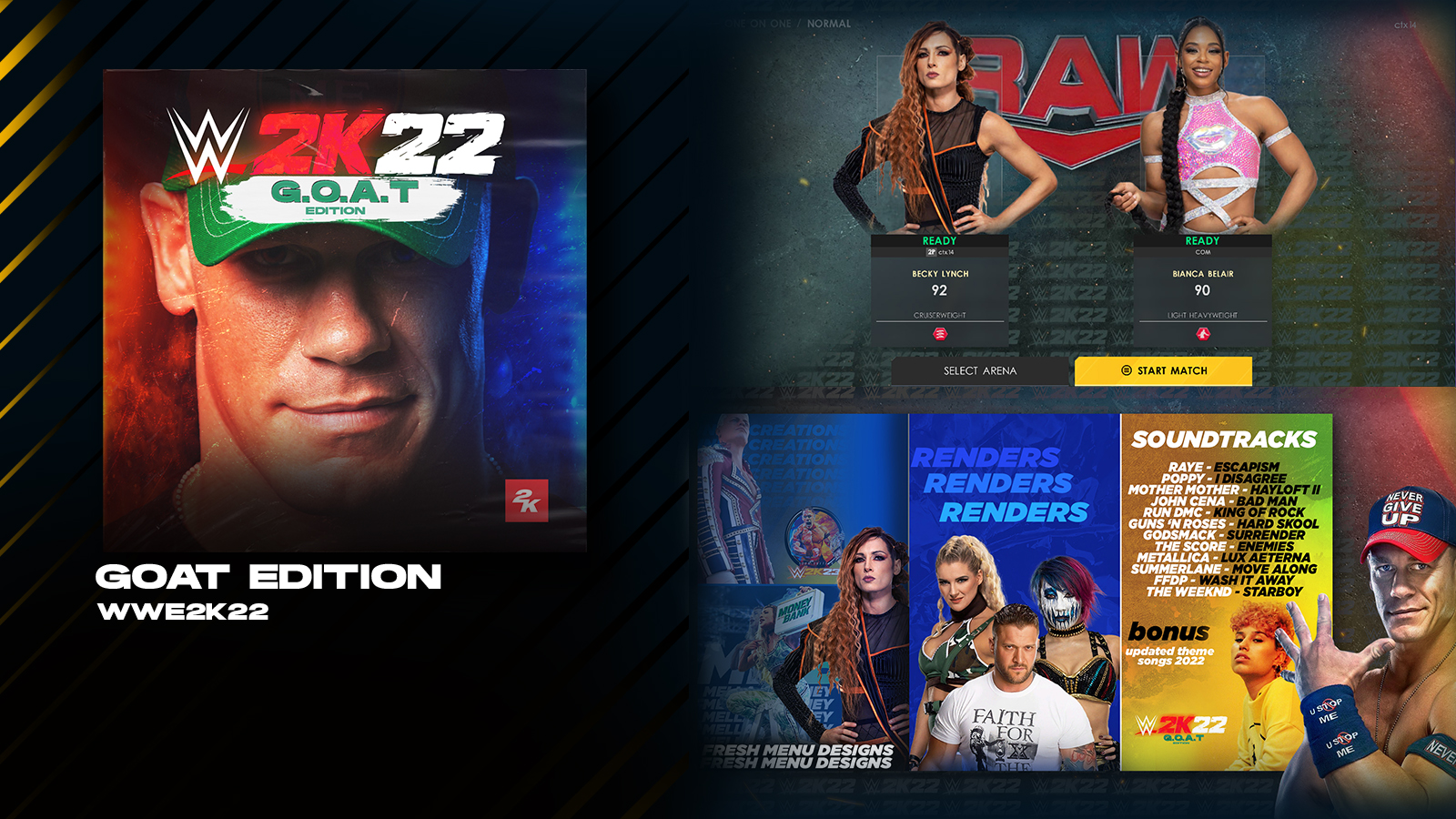 ProWrestlingMods | PWM - #WWE2K23 on Twitter: "🚨 #PWMods: 'Wwe 2k22 :g.o.a.t Edition' by ctx14 ...