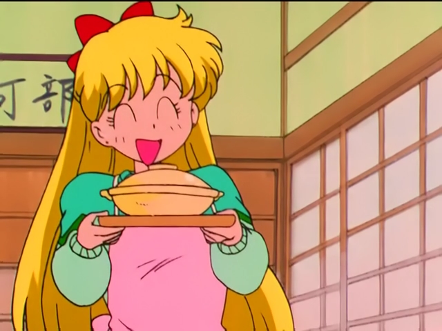 Daily Makoto Kino/Sailor Jupiter on Twitter: "RT @CherreBell: how cute is that? her apron spells ...