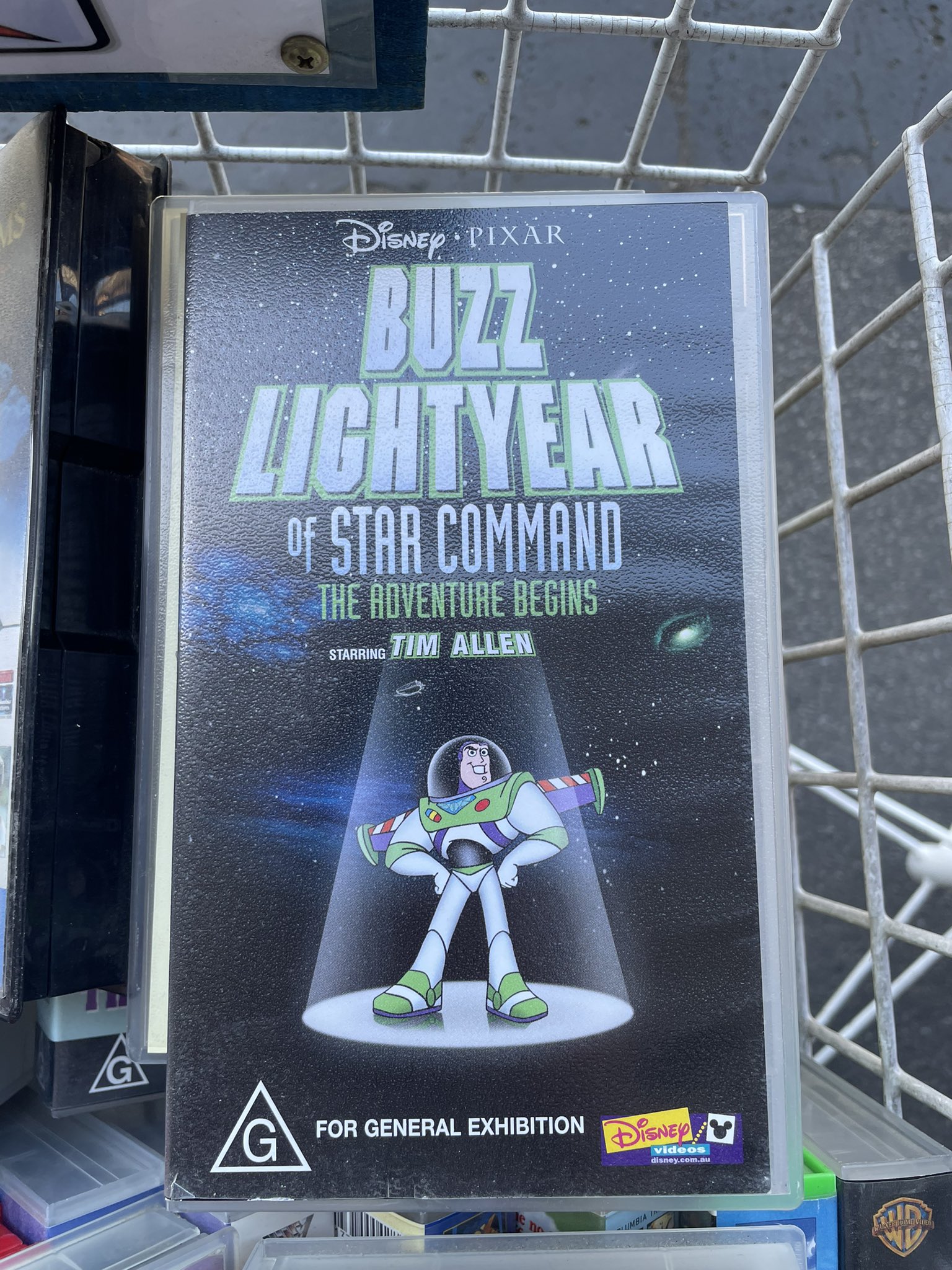 Buzz Lightyear Of Star Command Vhs