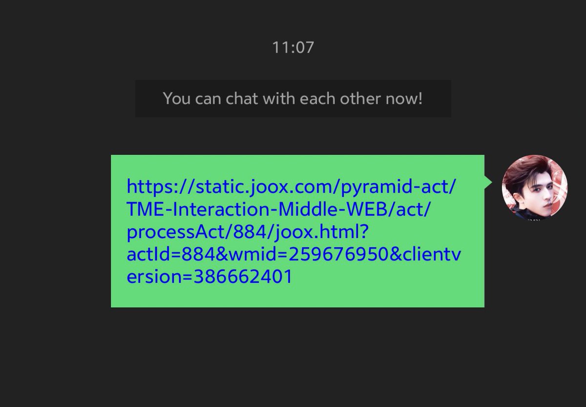 PP on Twitter: "RT @WeeeeePPM: ใครโหวตไม่ได้ลองส่งลิ้งเข้าช่องแชทของ Joox ส่งให้เพื่อนคนไหนก็ได้ ...