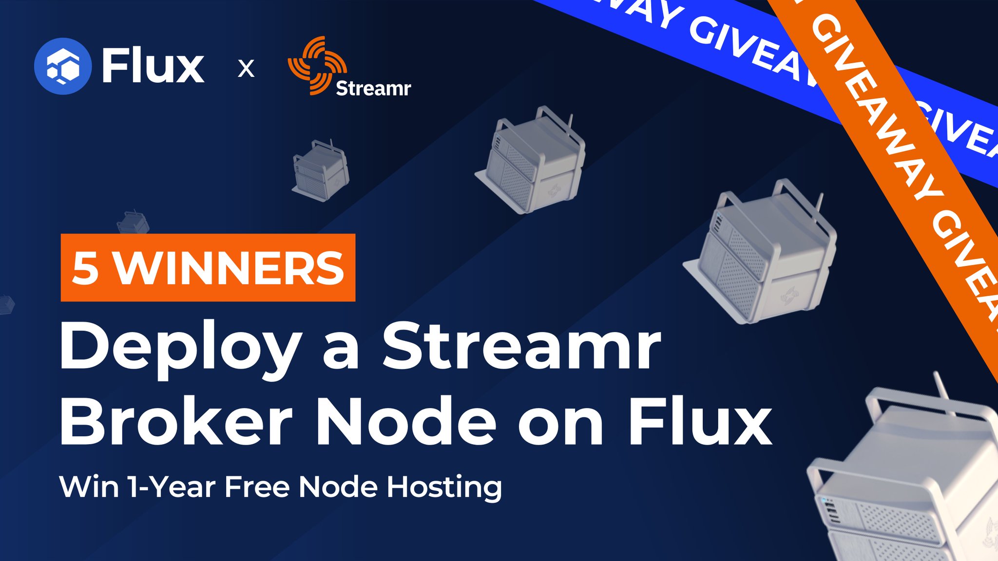 Flux-Web3 Cloud on Twitter: "#Giveaway Alert! Deploy a Streamr Broker Node via our #Web3 ...