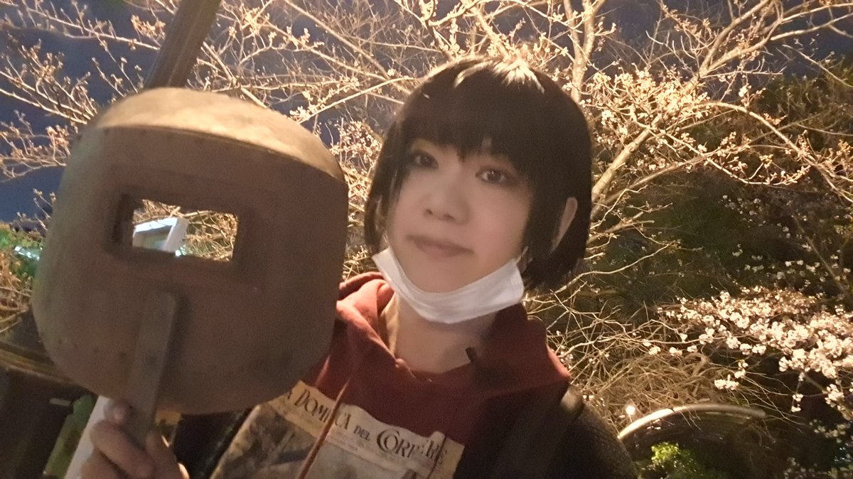 由乃夢朗 on Twitter: "帰路の海老が川で桜が咲いてたので軽く生配信します http://twitcasting.tv/yumerou_cos"