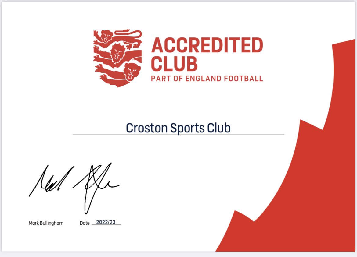 News – Croston Sports Club