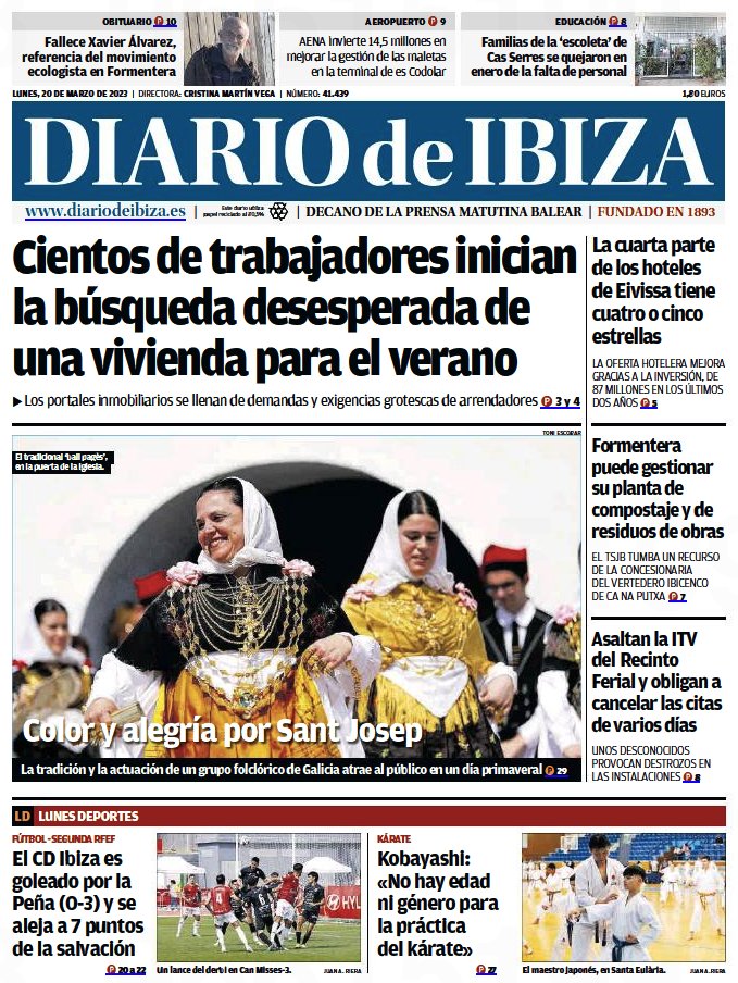 Rosi Duran Estevez On Twitter Rt Diario De Ibiza ¡buenos Días 👋