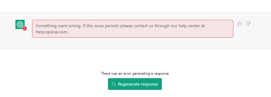 【LR】ゆゆっち【クリサポ YUYUTTI】@実況者@歌い手@サーバー管理者@駆け出しプログラマー on Twitter: "ChatGPT動かない... 落ちてる？ https://t.co ...