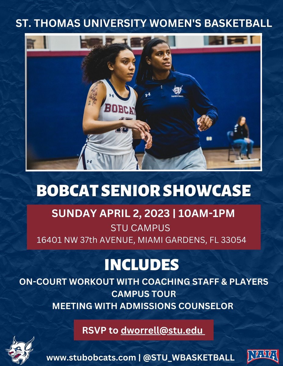 STU Women's Basketball on Twitter: "🚨Unsigned Senior Showcase🚨 Calling all unsigned 2023s! If ...