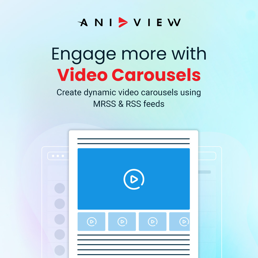 AniView Video solutions on Twitter: "The Aniview CMS enables you to create video carousel units ...