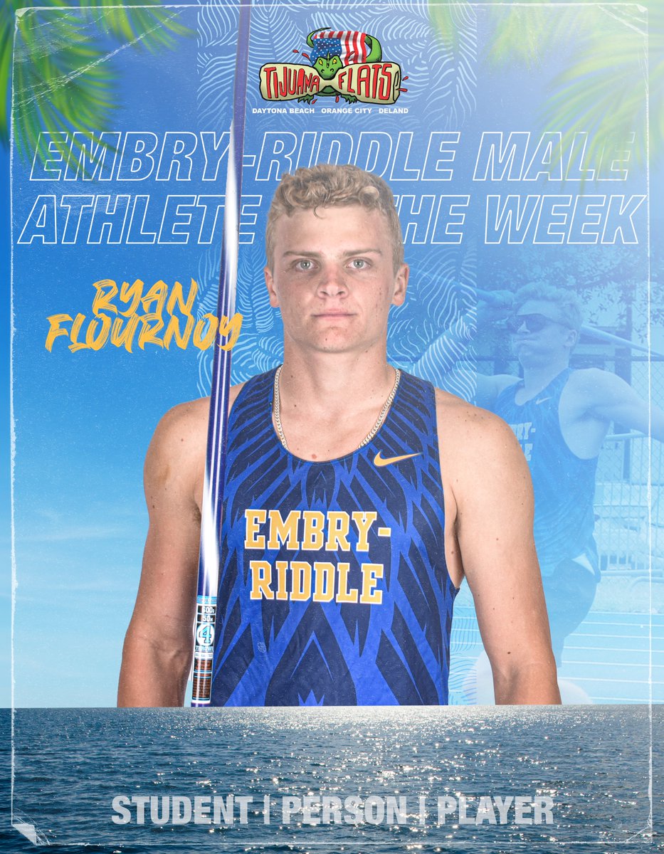 Embry-Riddle Eagles on Twitter: "Ryan Flournoy of @ERAUXCTF is the @TijuanaFlats Male Athlete of ...