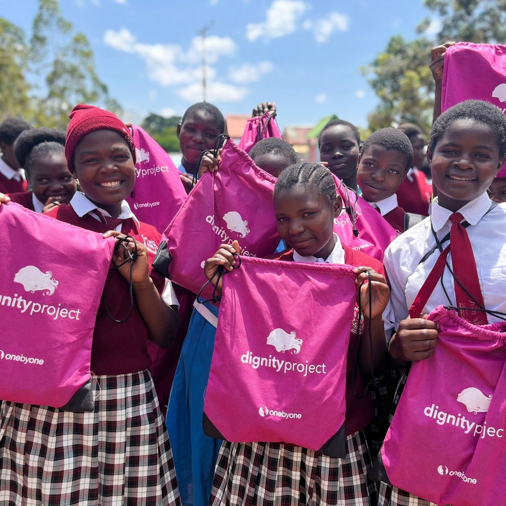 One By One on Twitter: "This week in Kemya we reached more than 500 girls with the Dignity ...