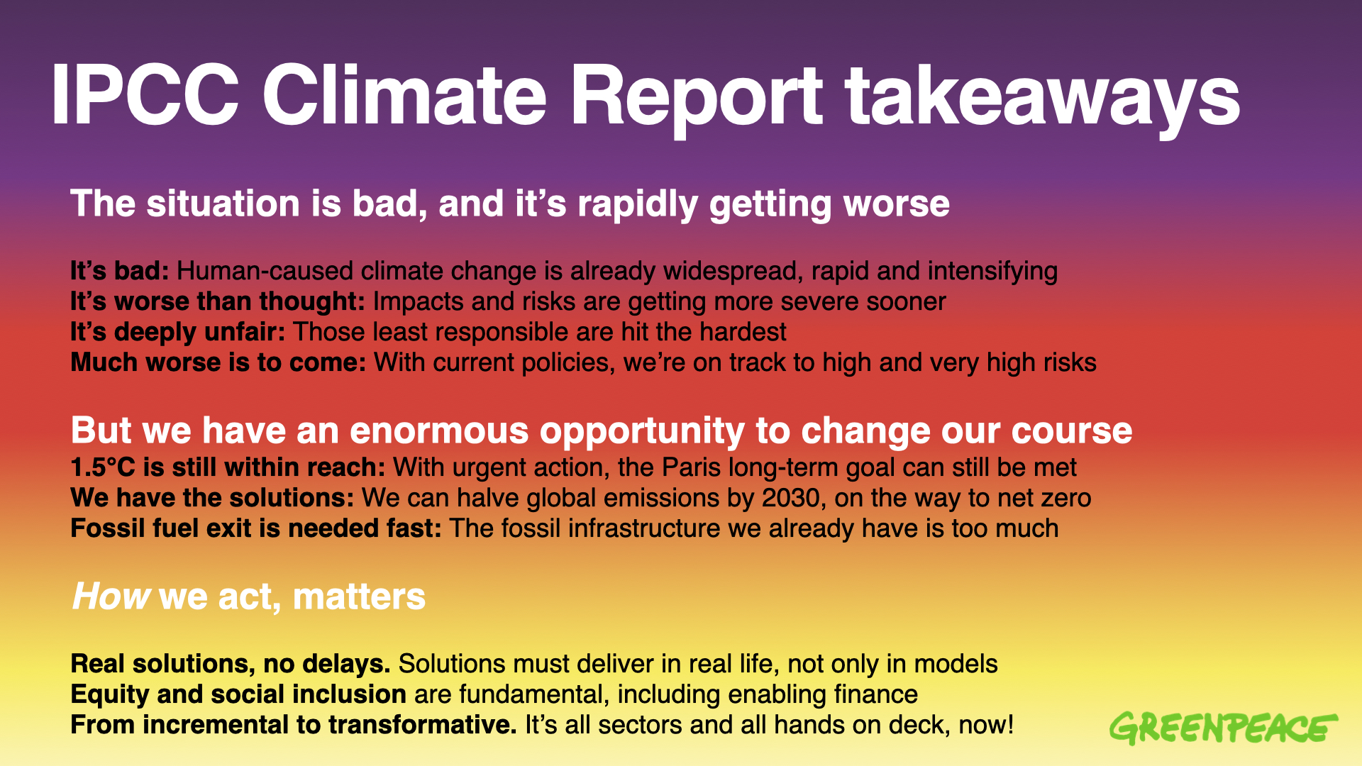 Kaisa Kosonen on Twitter: "The new, massive #IPCC Climate Science Assessment Report is out! This ...
