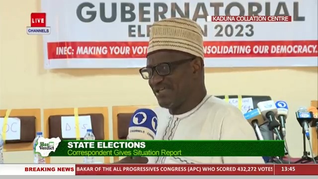 Channels Television on Twitter: "The announcement of results for Kaduna has been adjourned till ...