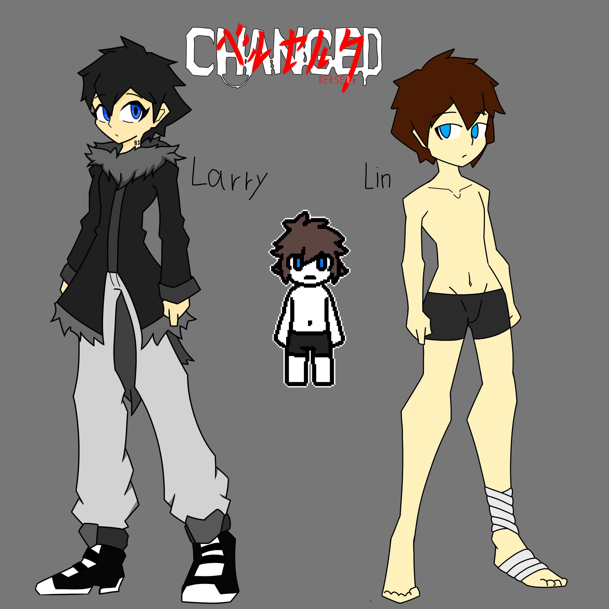 Omu Trip on Twitter: "Game characters redrawn and reinterpreted. #changed #lin #Puro #Drk # ...