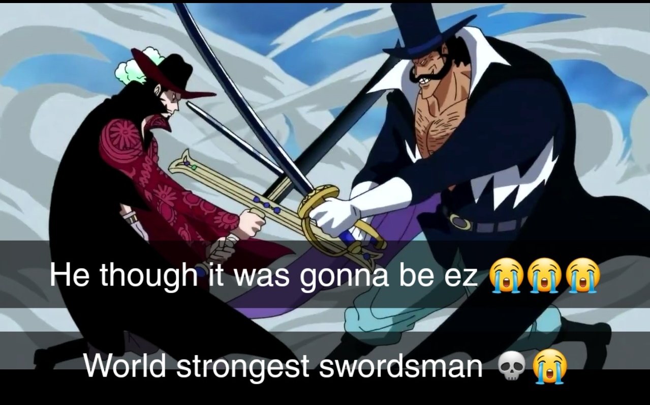 Sigmar 🔴 on Twitter: "#ONEPIECE1079 Shanks getting all the hype while this is Mihawk best feat 😂 ...