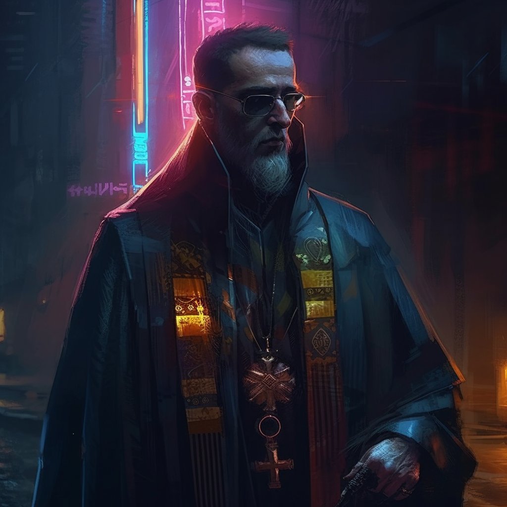 papdim on Twitter: "RT @FloridaThales: Street Preachers in Cyberpunk Byzantium."