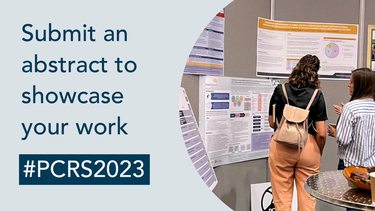 Nottingham Eczema on Twitter: "RT @PCRSUK: Submit an abstract for #PCRS2023 for opportunities to ...