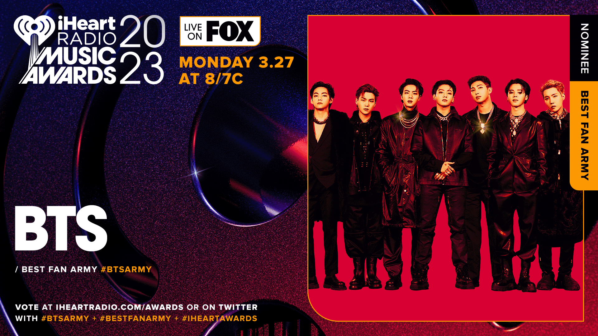 iHeartRadio on Twitter: "VOTING ENDS TODAY! RT TO VOTE! ️ @BTS_twt // @bts_bighit ️ Vote using ...