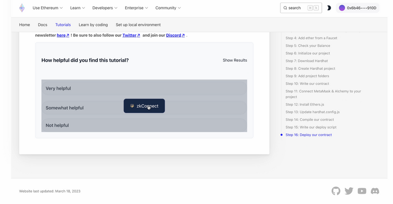 Sismo 🎭 zkConnect 💎 on Twitter: "2/ EtherVoice - Best zkConnect App Private polling platform ...
