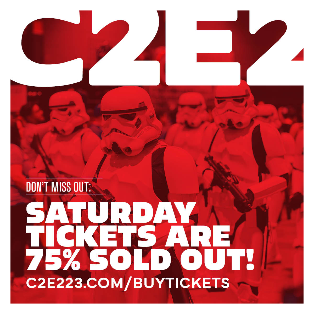 C2E2 on Twitter: "Don't miss out on the best weekend of the year! 🚨 #C2E2 tickets are going fast ...