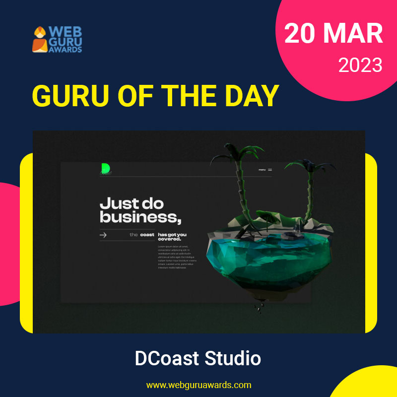Web Guru Awards on Twitter: "Guru of the Day 20 March 2023 DCoast Studio By DCoast from Ukraine ...