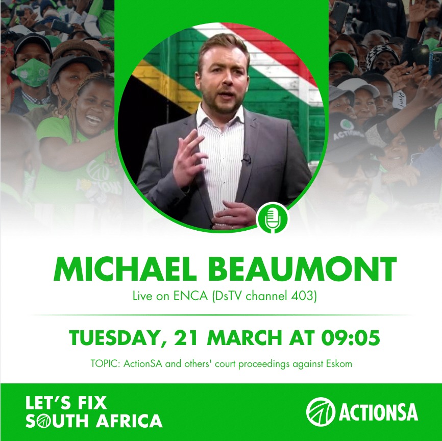 Herman Mashaba on Twitter: "Catch @Action4SA National Chairperson @ME_Beaumont on @eNCA tomorrow ...
