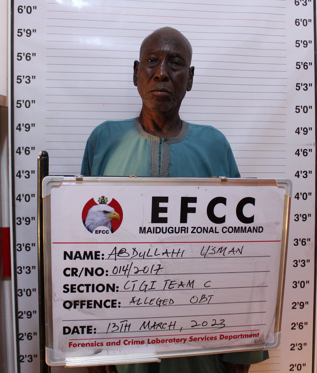 EFCC Nigeria on Twitter: "Court Convicts One for N1.8m Fraud in Maiduguri … EFCC Arraigns Two ...