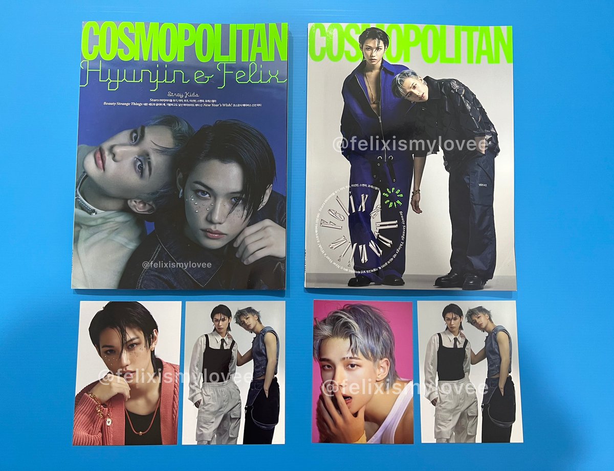 Serai ️🤟🏼🌟 on Twitter: "RT @felixismylovee: [WTS] STRAY KIDS HYUNJIN & FELIX COSMOPOLITAN ...