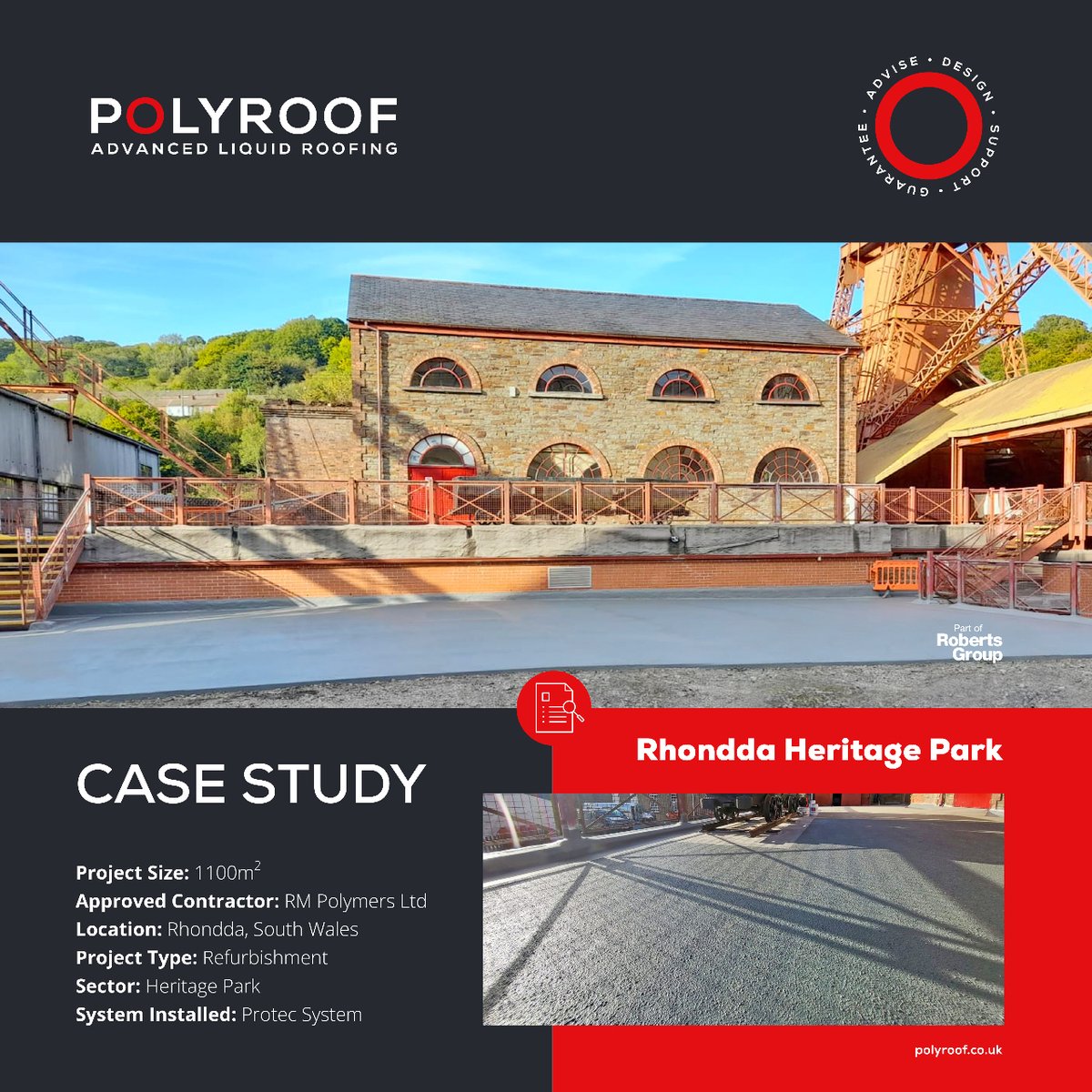 Polyroof Products on Twitter: "Take a look at this magnificent project at Rhondda Heritage Park ...