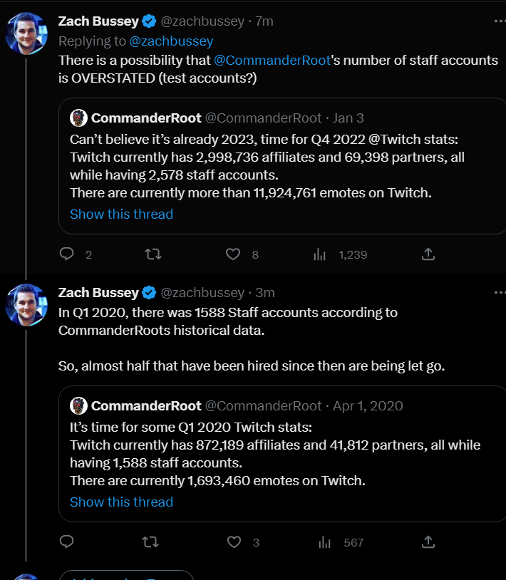 Zach Bussey on Twitter: "I'm hearing from Twitch staff that 400 represents closer to 20%. As ...