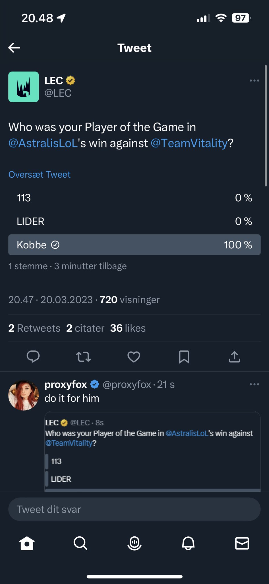 Helene Rydahl Kobberup on Twitter: "@proxyfox @LEC @AstralisLoL @TeamVitality https://t.co ...