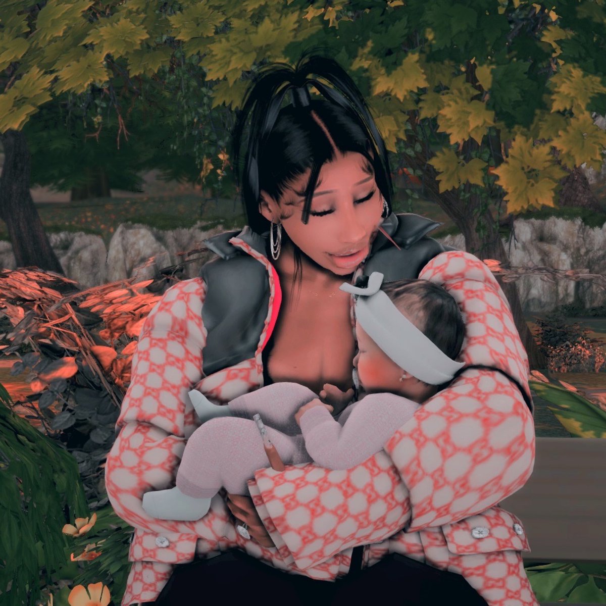 Alpha $ims 💕 on Twitter: "RT @cbratzz1: Somebody’s First Outing 👣😩🥹"