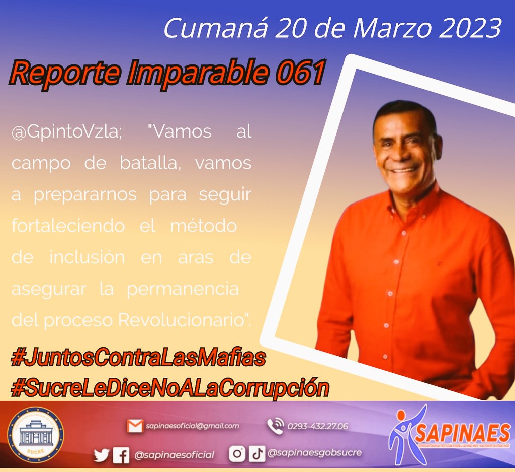 SAPINAESGobSucre on Twitter: SAPINAESGobSucre on Twitter: