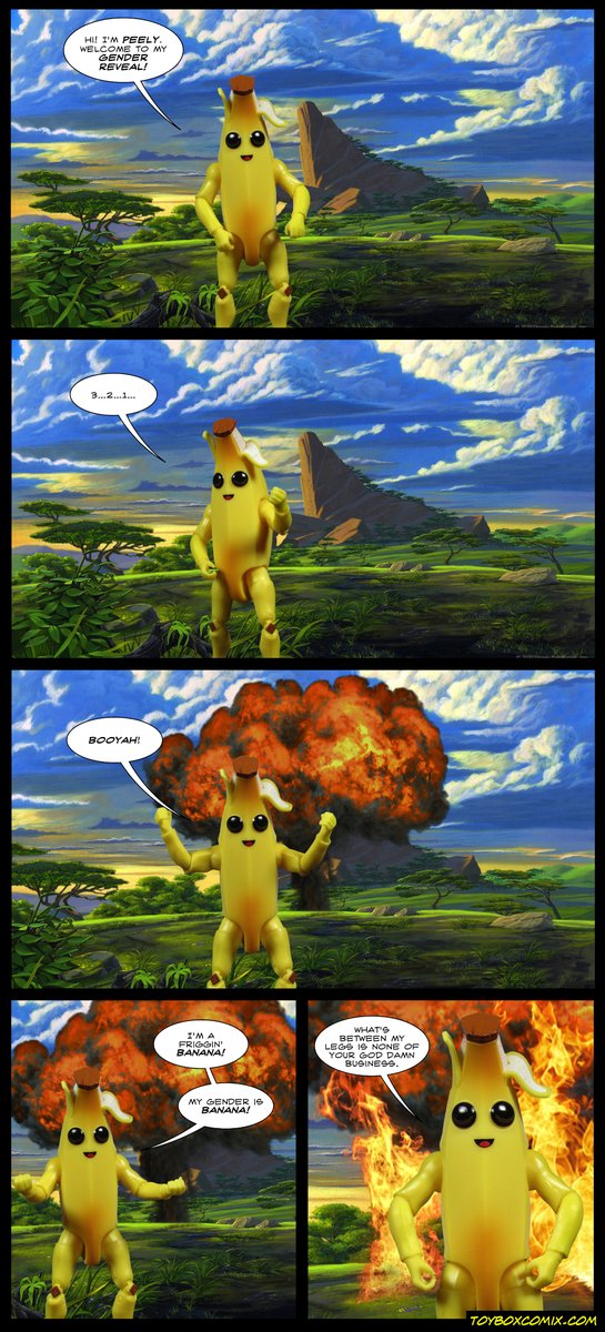 Toy Box Comix (dot com) on Twitter: "Random Old Comic: Gender Reveal https://toyboxcomix.com ...