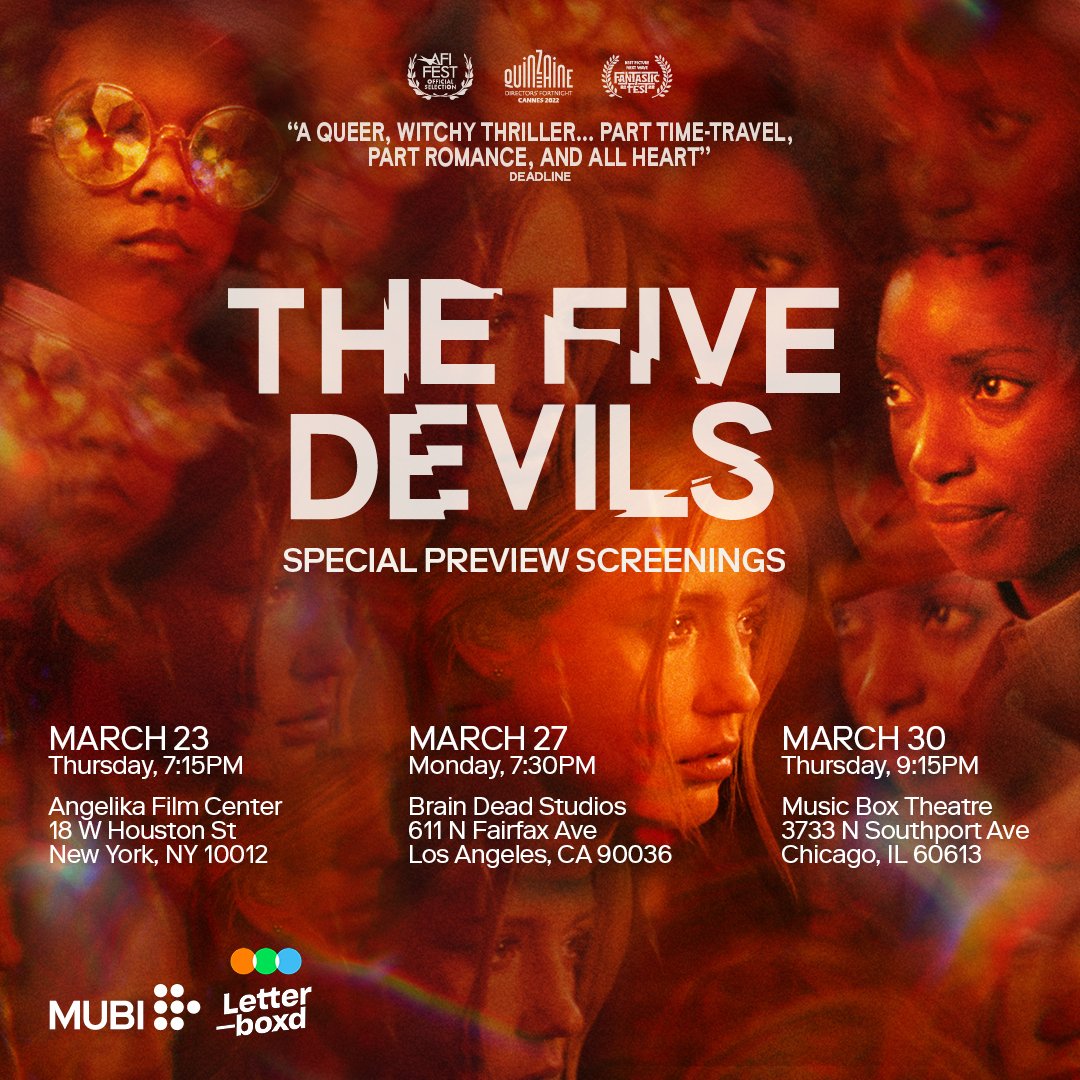 Letterboxd on Twitter: "🚨 FREE SCREENING 🚨 Join us for exclusive screenings of The Five Devils ...