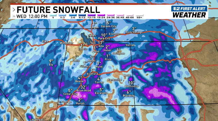 KUTV2news on Twitter: "RT @ChaseThomason: NEXT STORM: Another storm will bring significant snow ...