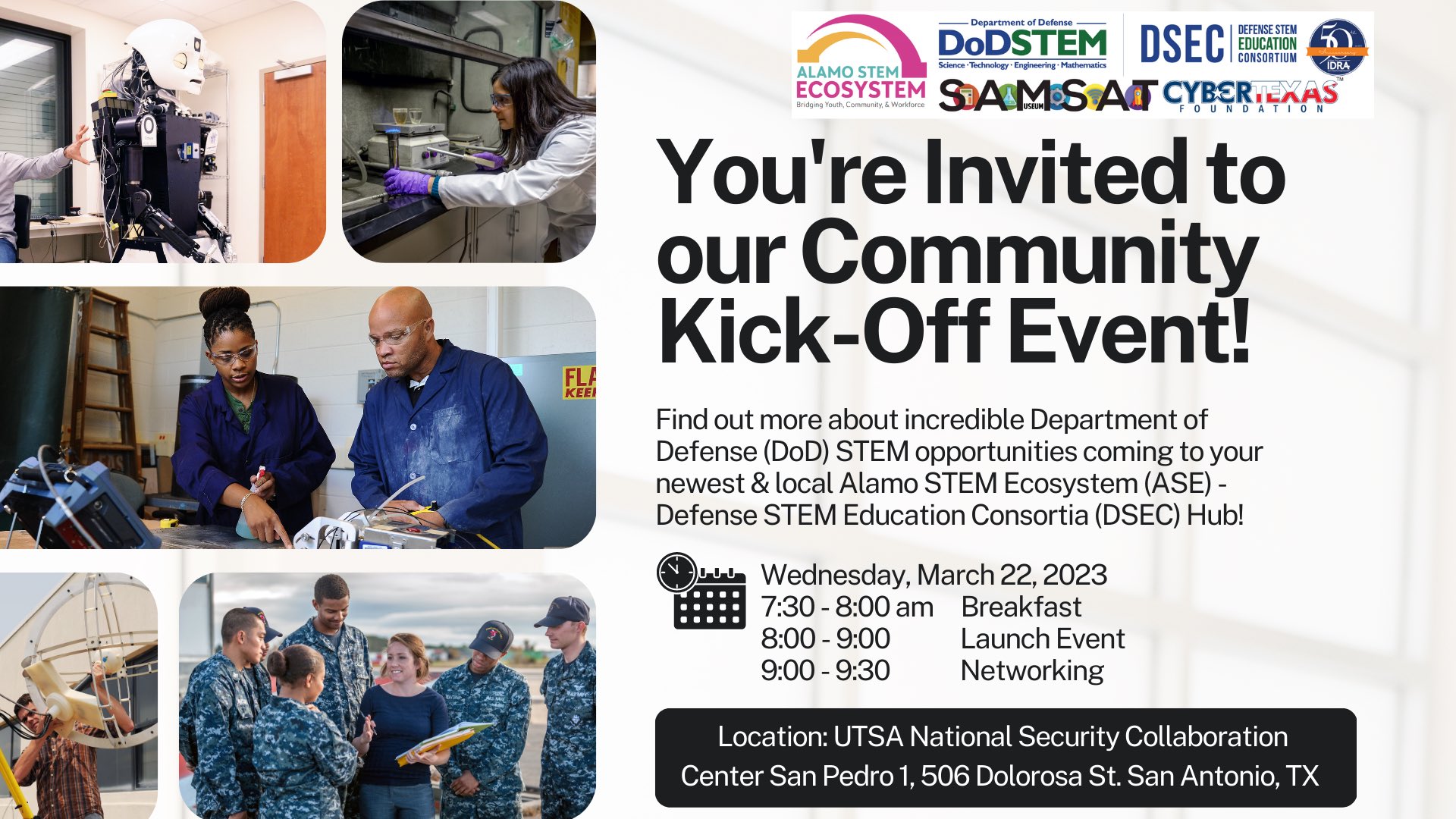 Alamo STEM Ecosystem on Twitter: "Calling all STEM education, industry & government leaders! You ...