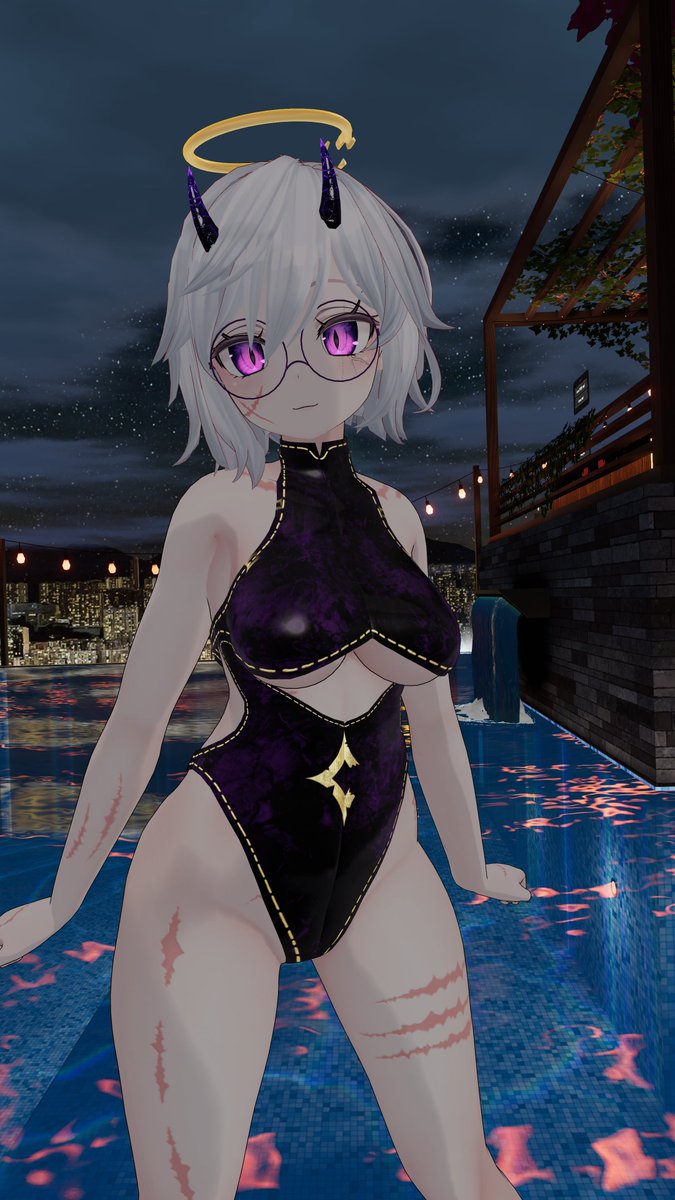 KoizumiTV ~ Fallen Angel Vtuber ~ on Twitter: "swimsuit go bbrr #VRC #VRChat"