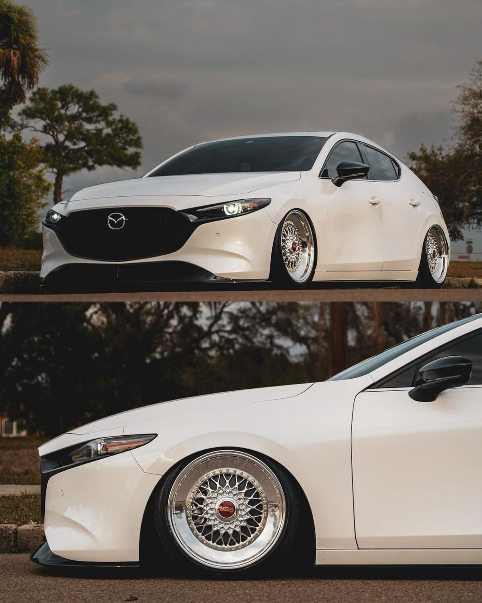 Stanced 2022 Mazda 3