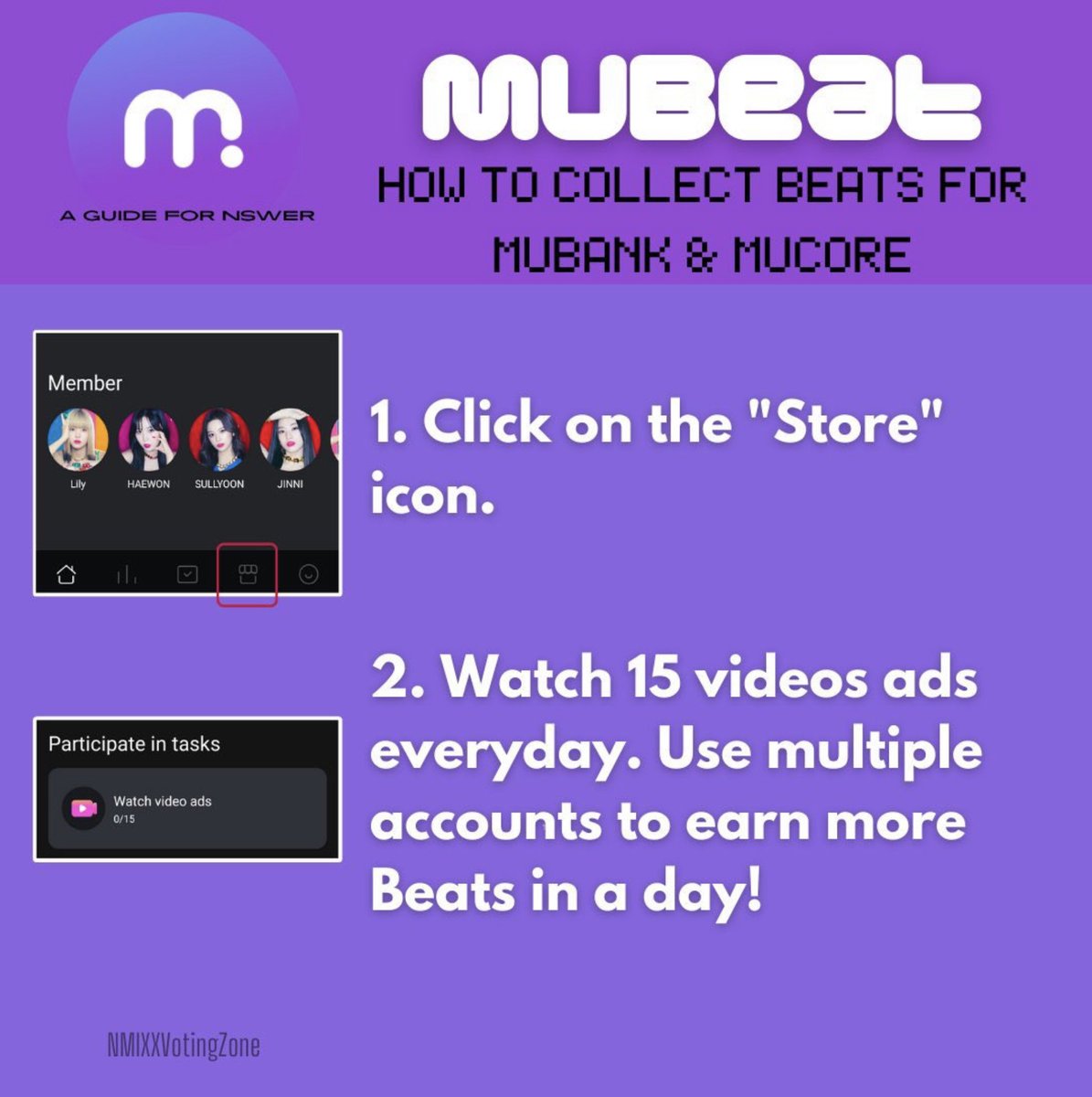 NiziMixx 💗 | NMIXX EXPÉRGO on Twitter: "RT @NMIXXVotingZone: ⏰MASS COLLECTION ON MUBEAT HAS ...