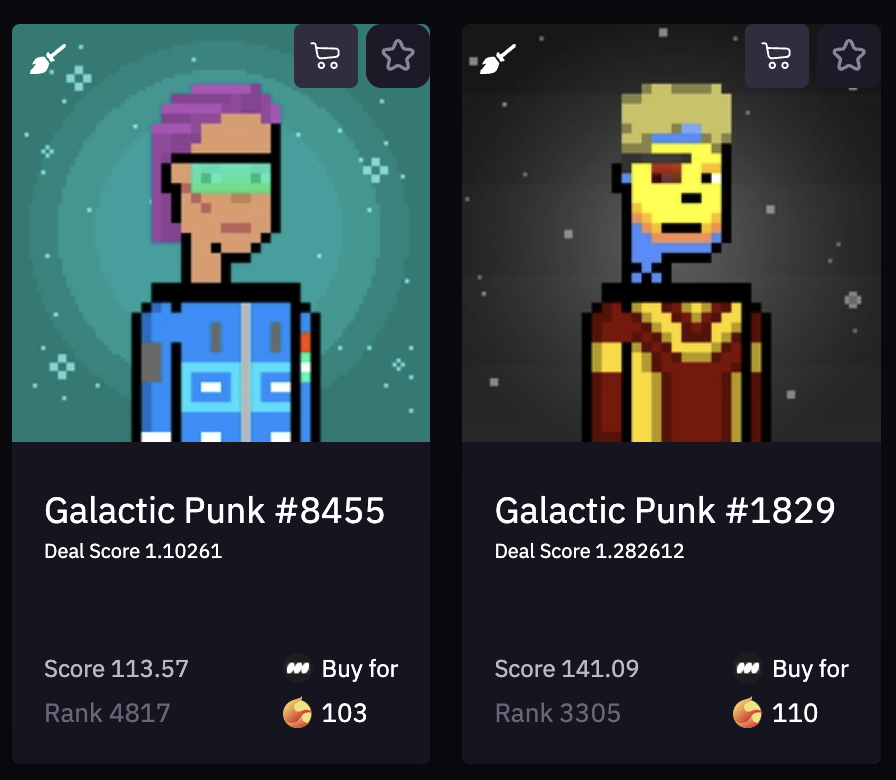 TFM 📊 on Twitter: "Take a look at @galactic_punks on TFM now: - 24 hour sales = 7 - highest sale ...