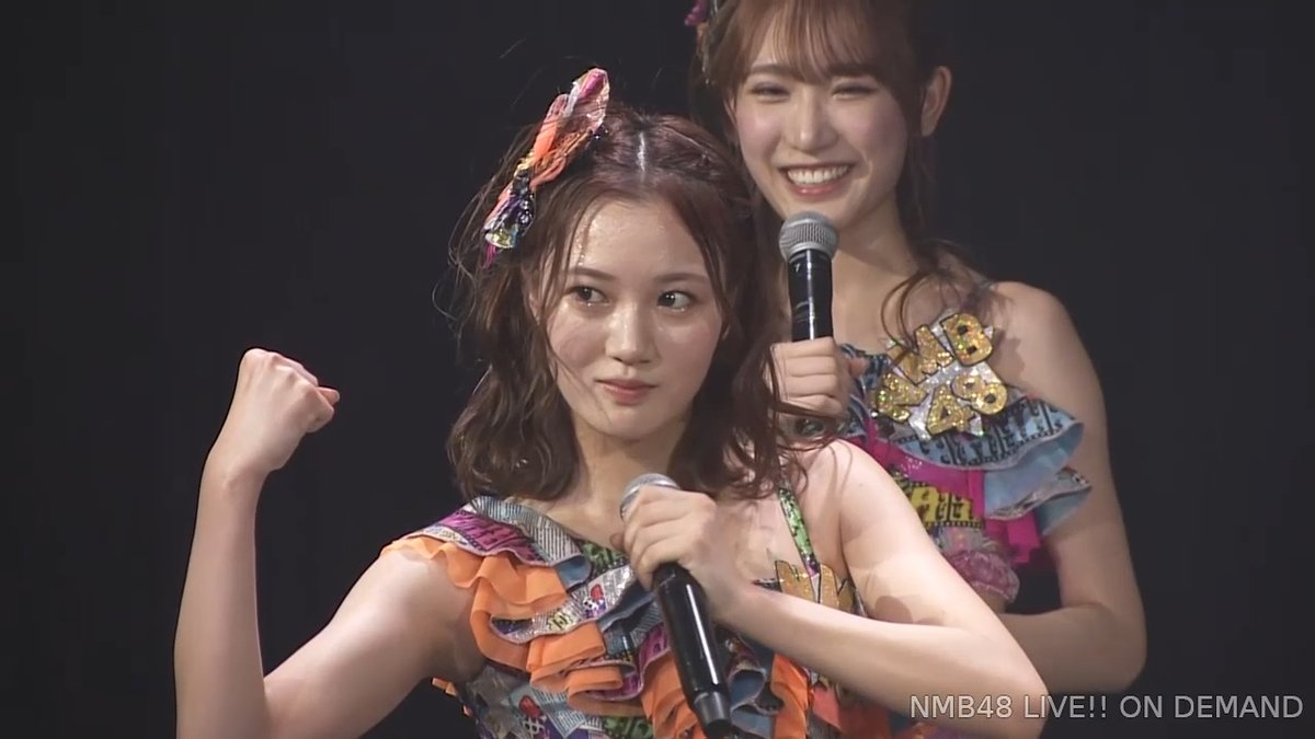 ゴムコム on Twitter: "あんじゅ、れいこ、まいてぃー、さかたん、 #なんばらえてぃー公演 #NMB48"