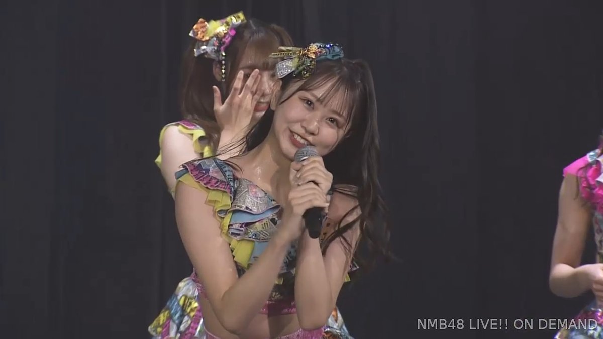 ゴムコム on Twitter: "あんじゅ、れいこ、まいてぃー、さかたん、 #なんばらえてぃー公演 #NMB48"