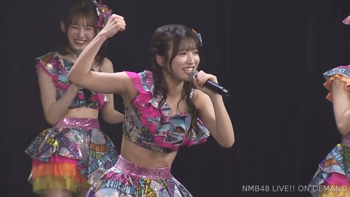 ゴムコム on Twitter: "あんじゅ、れいこ、まいてぃー、さかたん、 #なんばらえてぃー公演 #NMB48"