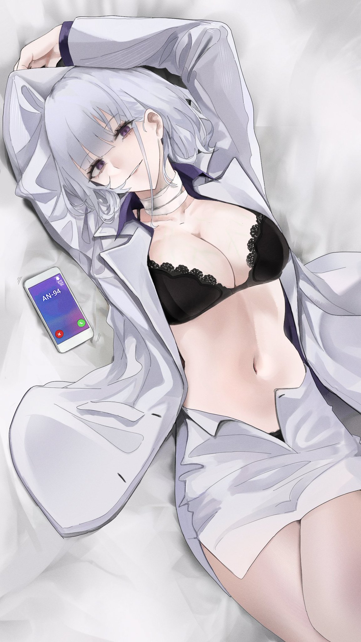 FTE@C101新刊通信販売中 on Twitter: "「ベッドの上で他の女性の電話に出るのは失礼ですよ~指揮官♡」 #ドルフロ #ドールズフロントライン https://t.co ...