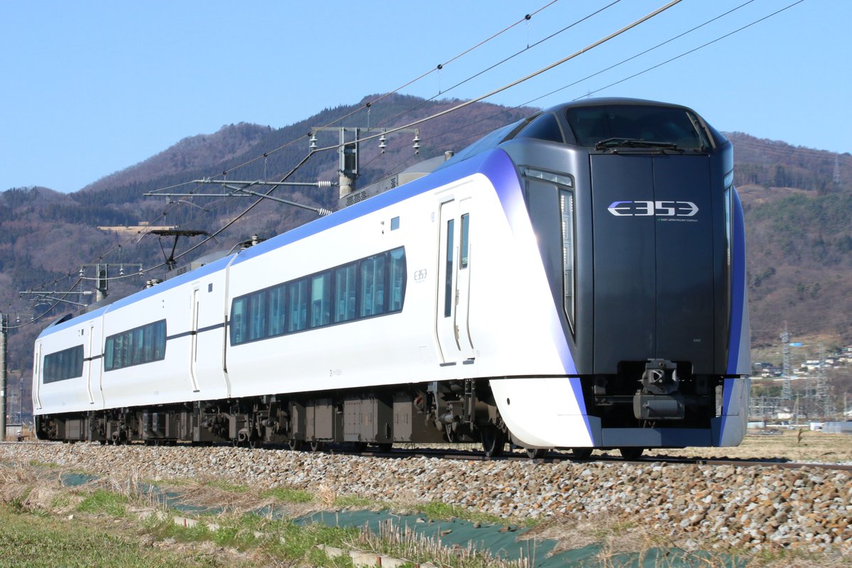 ユコイ on Twitter: "2023/03/20(月) JR篠ノ井線 稲荷山～篠ノ井 区間 - 2 N315編成 1223M 普通 長野行き S206編成 8091M 特急信州1号 長野 ...