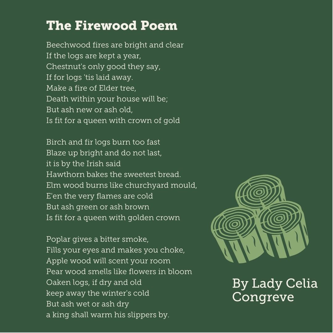 Ash Firewood Poem Wood Fuel From J Day Stoneworks Kiln Dried,