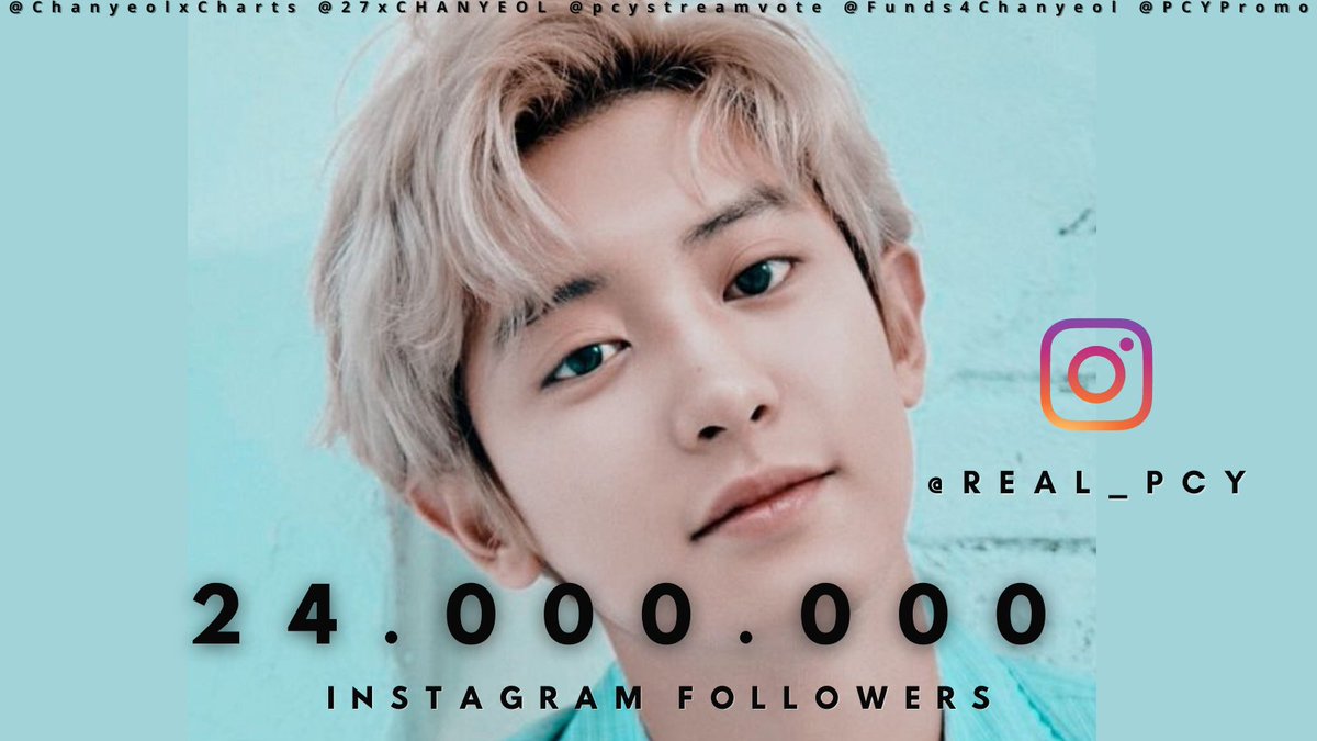 Chanyeol Charts on Twitter: "230321 [INSTAGRAM] #CHANYEOL has now surpassed 24M IG followers!🔥 🔗 ...